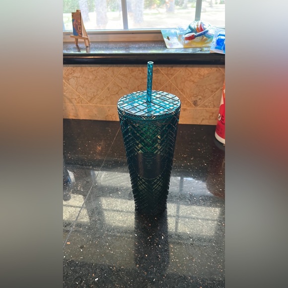Starbucks | Accessories | Starbucks Hunter Green Jewel Tumbler Venti ...